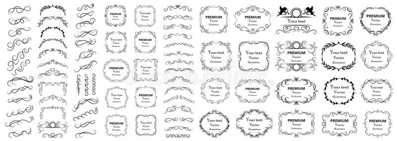 Big Set of Vector Graphic Elements for Design Stock Vector ...