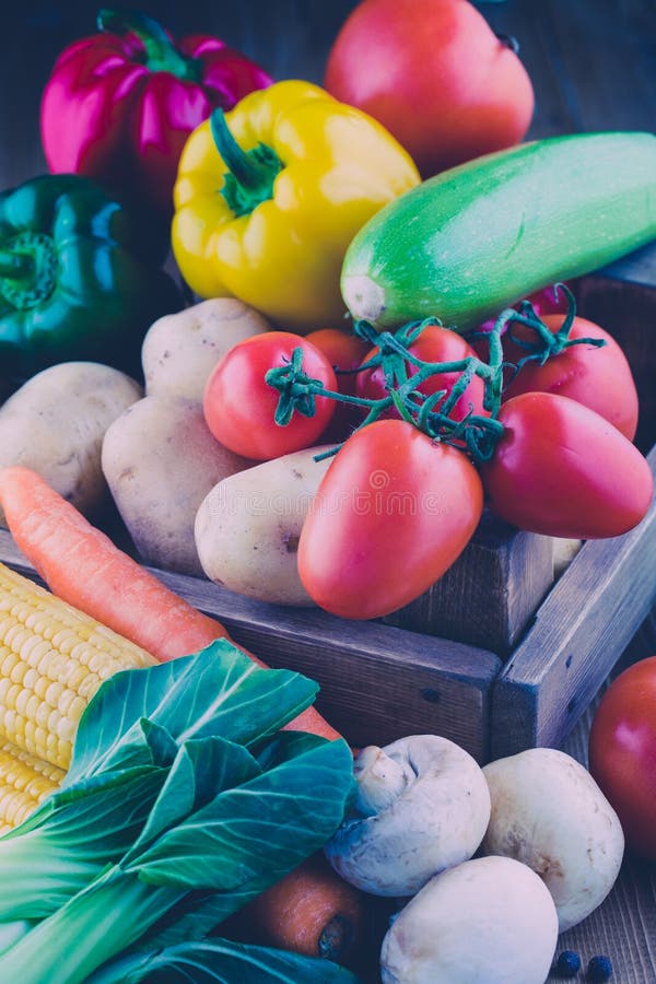 Big set of vegetables stock image. Image of corn, produce - 56070557