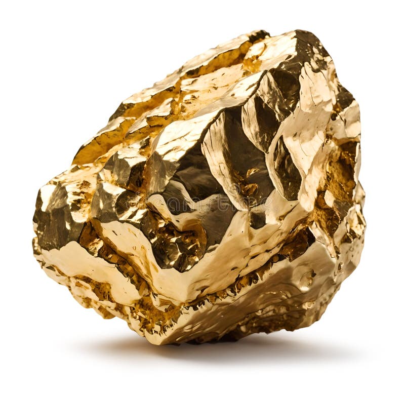 Gold nugget stock illustration. Illustration of beautiful - 44180333