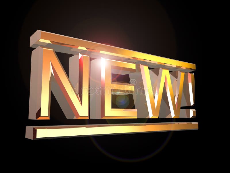 Big Letters New Shiny Word Stock Illustrations – 10 Big Letters New ...