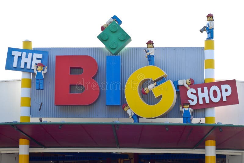 The Big Shop at Legoland Florida Editorial Photo - Image of winter ...