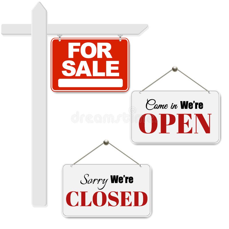 Big Signs Set stock vector. Illustration of sale, shop - 212187288