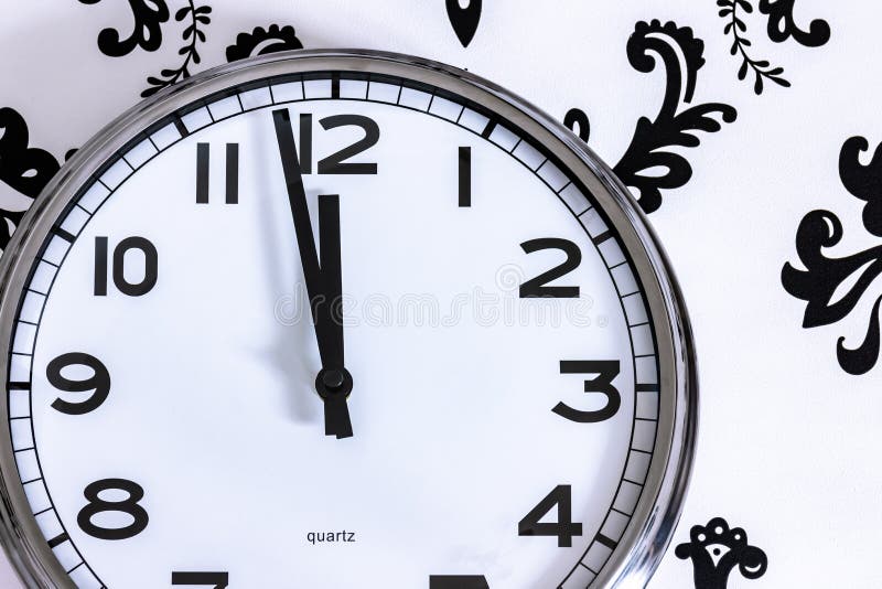 Wall Clock Showing Noon Stock Photos - Free & Royalty-Free Stock Photos ...