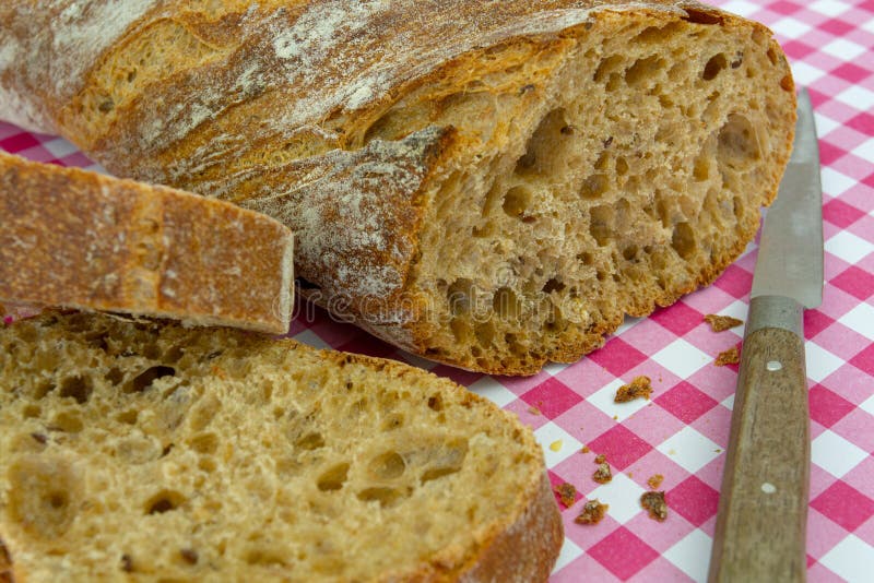 Big sliced bread stock image. Image of food, bread, sliced - 161153699