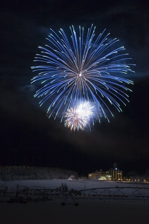 Fireworks stock photo. Image of fireworks, city, holiday - 258592