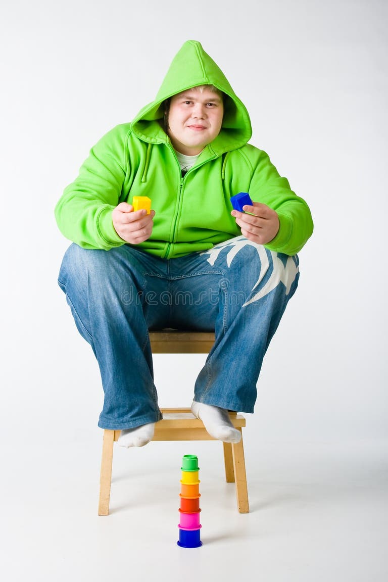Fat Man Face Sitting Small Stock Photos - Free & Royalty-Free Stock ...