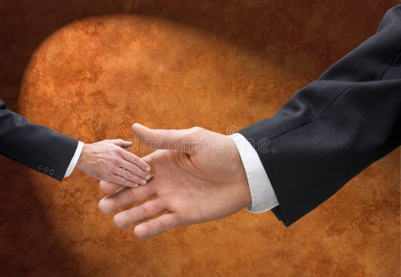 Big or Small Business Handshake Stock Image - Image of capitalist ...