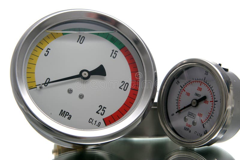 Manometer. stock image. Image of machine, pneumatic, measuring - 27204689