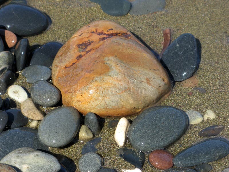 Pebbles stock image. Image of rock, minerals, texture, sandstone - 102361