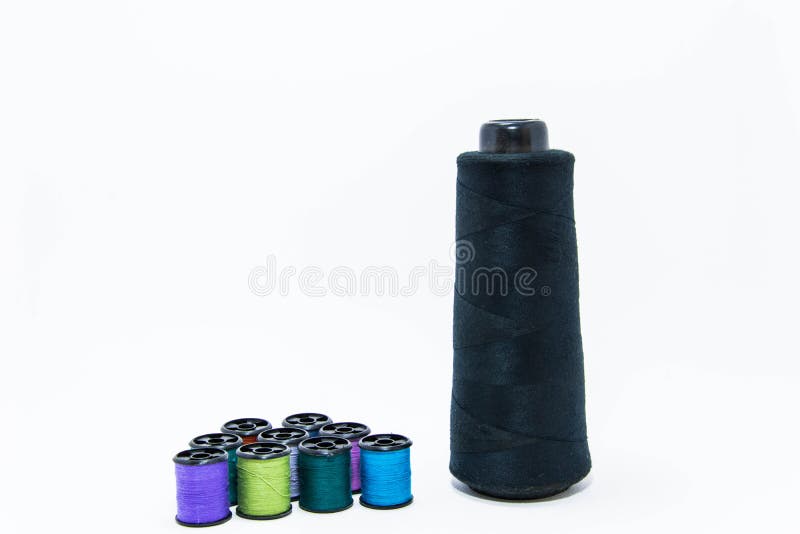 Big and small size threads stock photo. Image of needlework - 48085398