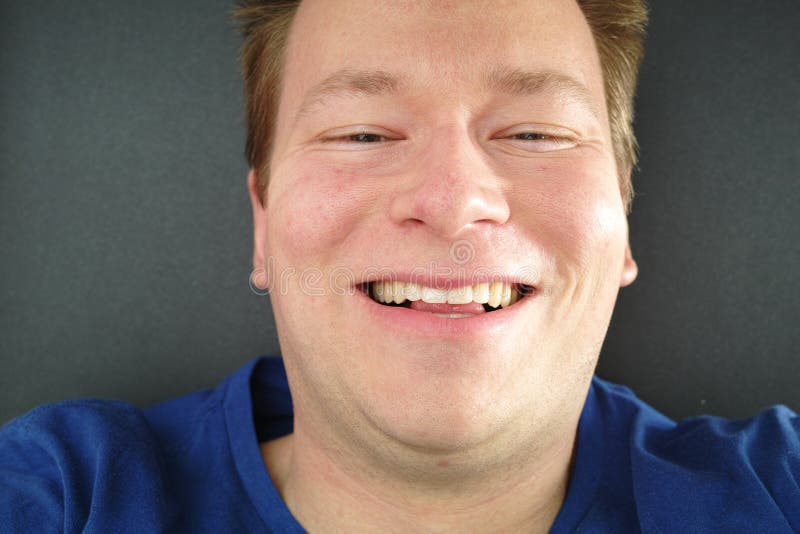 Big smile stock image. Image of blue, mood, nosehair - 28945591