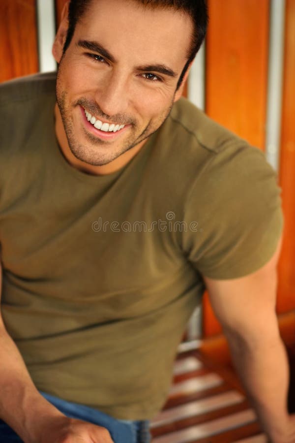 Smiling man stock image. Image of confident, love, smile - 15864501