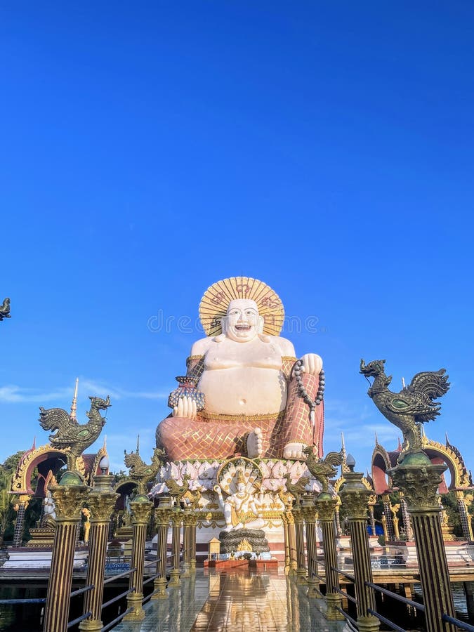 Big Smiling Buddha at Samui Stock Photo - Image of buddha, monument ...