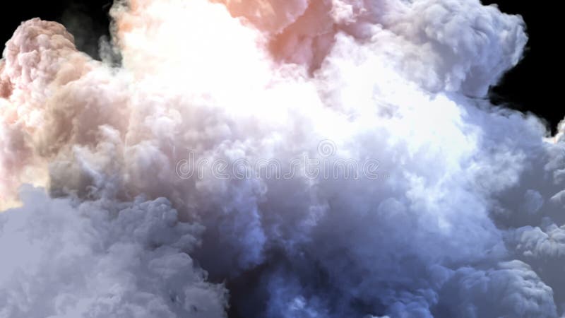 Volcano Smoke Color Icon Animation Stock Footage - Video of icon, smoke ...