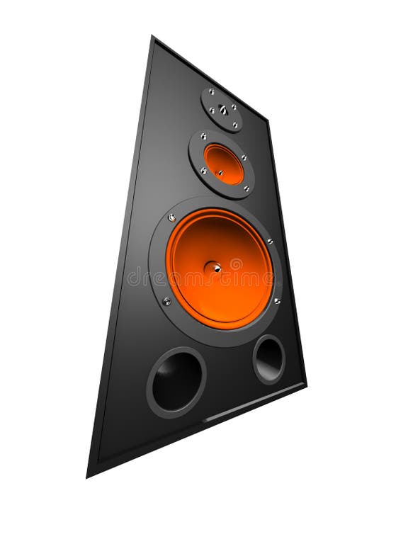 Big speaker stock illustration. Illustration of enjoy - 1677489