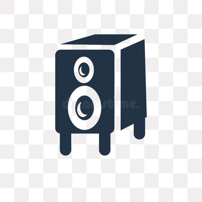 Loudspeaker Vector Icon Isolated on Transparent Background, Line Stock ...