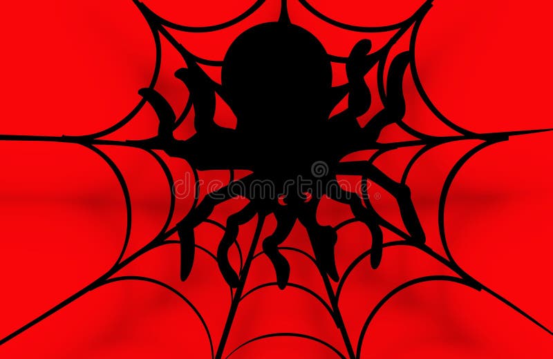 Big Spider Cobweb Stock Illustrations – 265 Big Spider Cobweb Stock ...