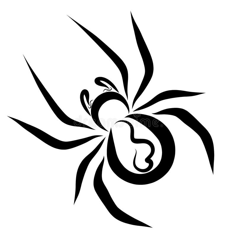 Mutant spider stock vector. Illustration of gossamer - 64257004