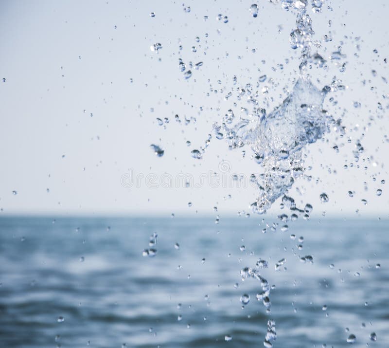 Splashing sea water stock image. Image of ocean, wave - 98830753