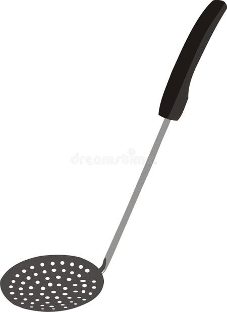 The big spoon stock vector. Illustration of iron, kitchen - 15376674