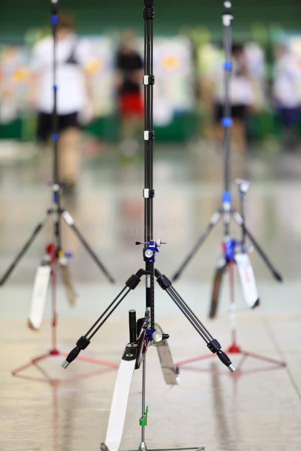 Big Sport Bows Stand on Stilts Stock Photo - Image of ambition ...