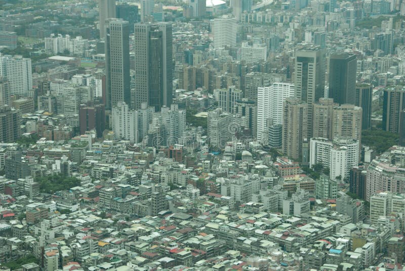 The Sprawling City Of Cairo Framed Between Pillar Stock Photo - Image ...