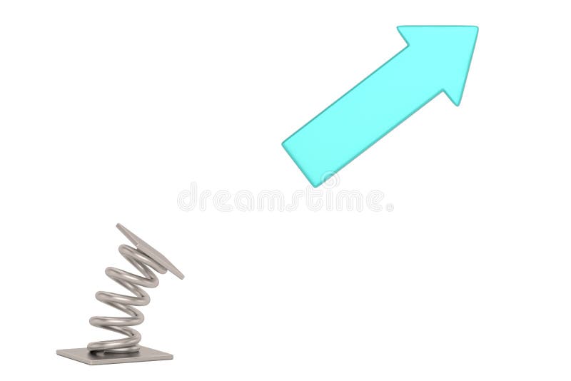 Spring Arrow stock vector. Illustration of networking - 26272584