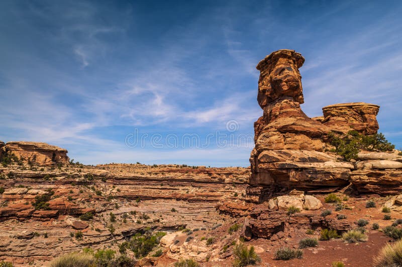 Big Spring Canyon stock image. Image of cliff, moab, utah - 32271137