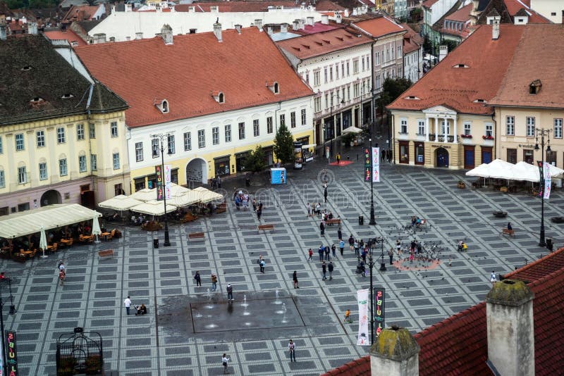 The Big Square Seen from the Council Tower Editorial Photo - Image of ...