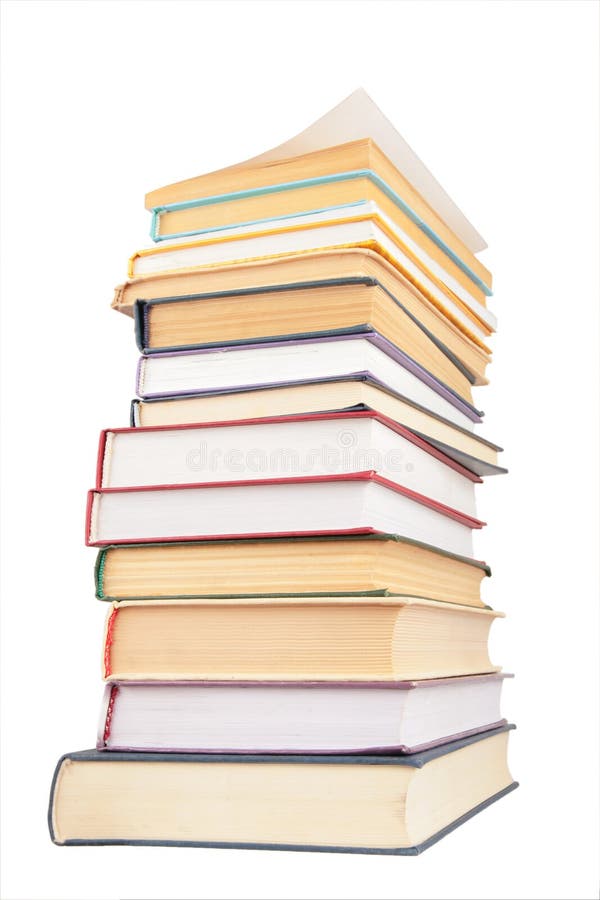 Big stack of books stock image. Image of open, notebook - 4386141