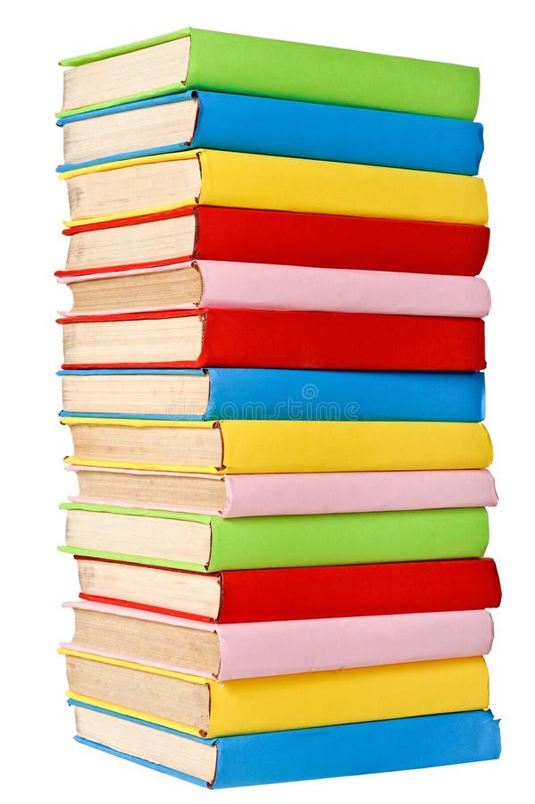 Stack of books stock image. Image of school, paper, color - 39748681