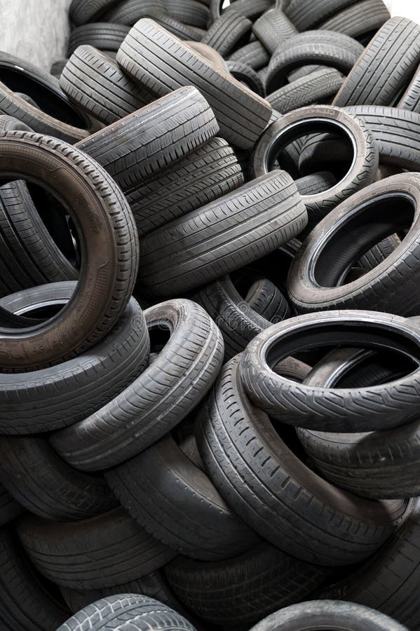 Big Stack of Disposed Black Tires Editorial Photography - Image of ...