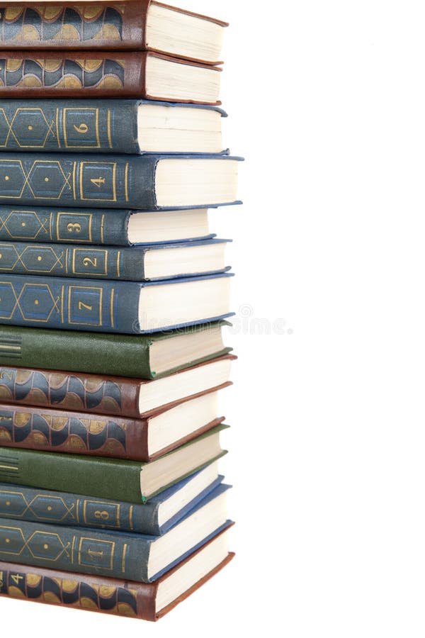 Big Stack of Old Antique Books Stock Photo - Image of bookstore ...