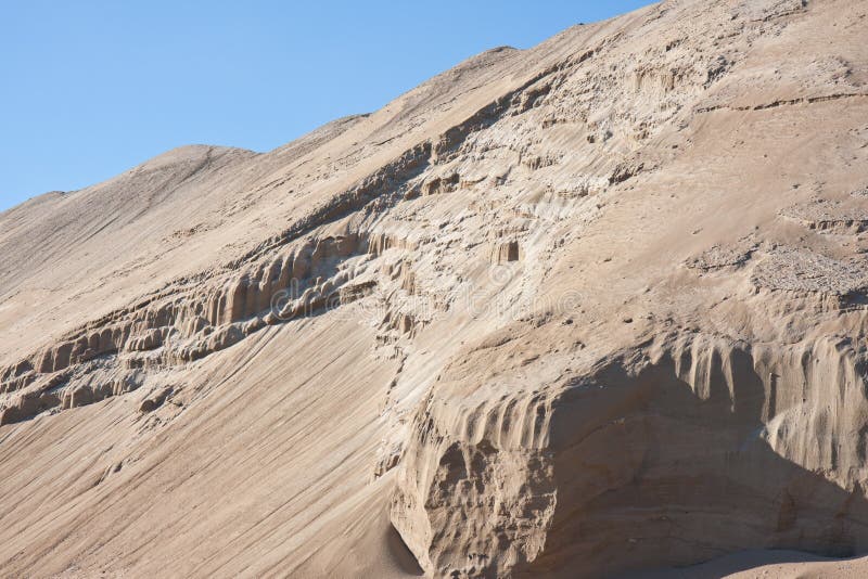 Big Stack of Sand of a Cement Factory Stock Photo - Image of business ...