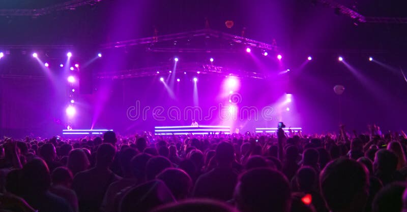 Big stage concert stock photo. Image of back, open, applauding - 28870090