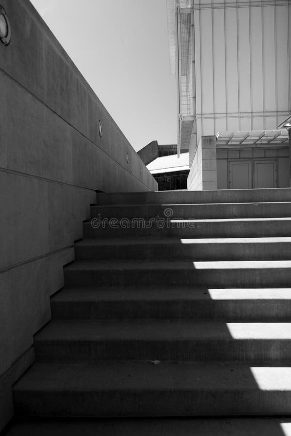 Big Stairs in a City of Chicago Stock Photo - Image of long, city: 97665966