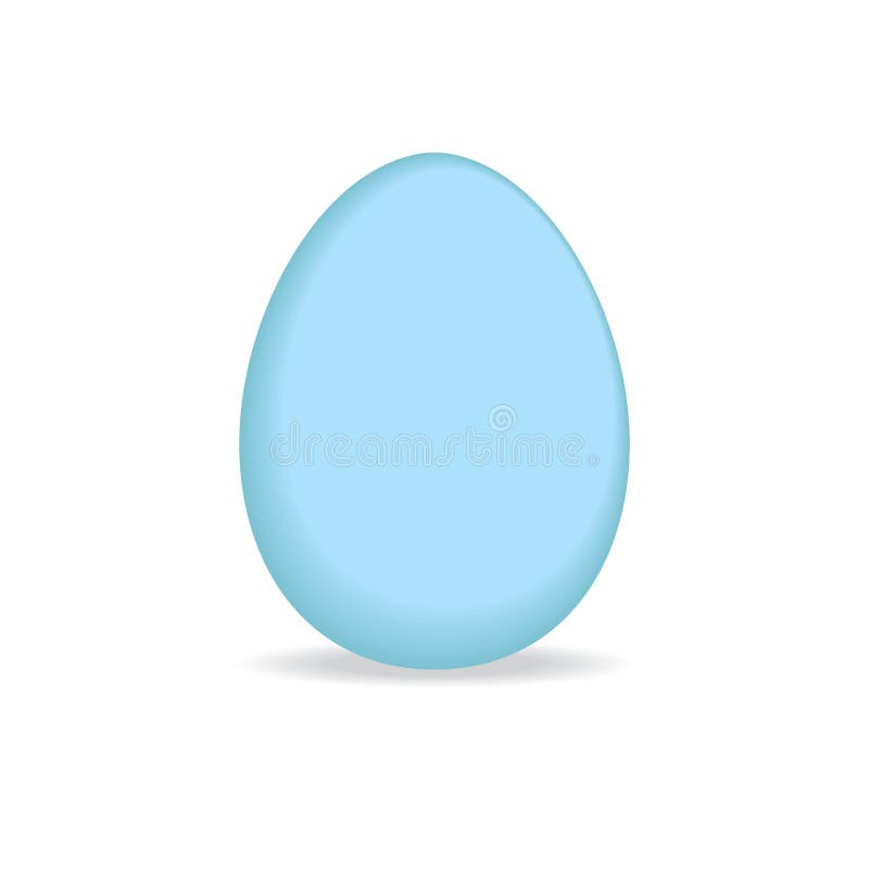 A Big Standing Blue Egg Vector Logo Design Illustration Stock ...