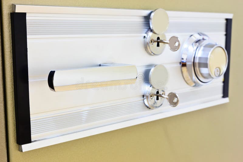 Big steel bank safe stock photo. Image of safe, combination - 38169258