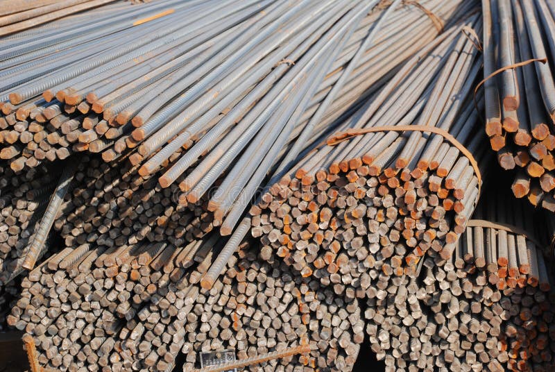 The big steel bars bundle stock photo. Image of ends, bars - 7538944