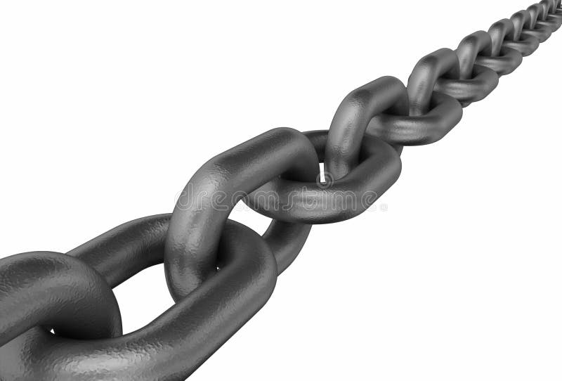 Chain vector illustration stock vector. Illustration of steel - 3074532