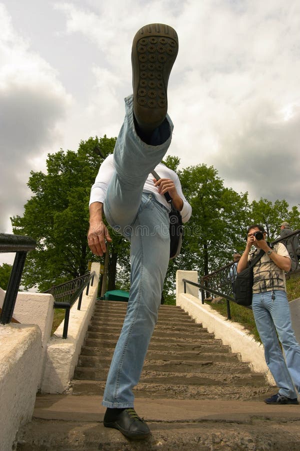 Big step stock photo. Image of ladder, photographer, handrail - 2024950