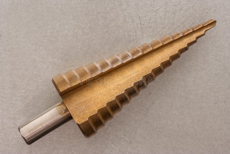 Big step drill stock image. Image of golden, construction - 53734745
