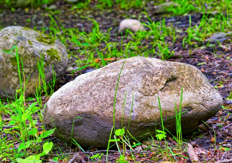 Large Boulder stock image. Image of copy, huge, lines - 45219623