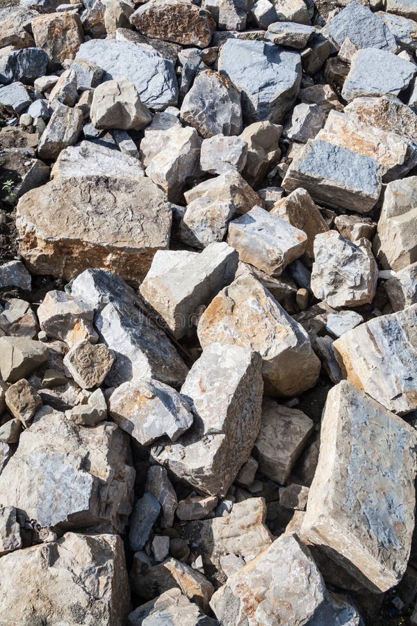 Big stones in the quarry stock photo. Image of material - 179855878