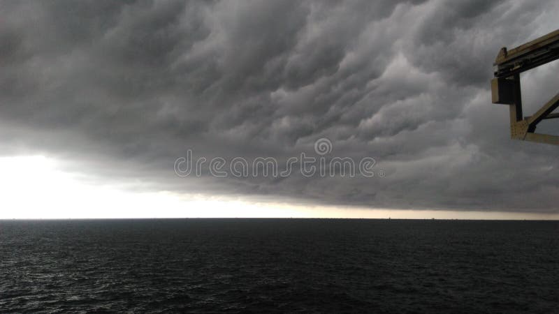 Big Storn stock image. Image of lake, clouds, rain, maracaibos - 83397197
