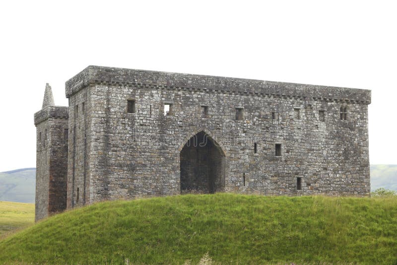 Big and Strong Medieval Hermitage Castle Stock Image - Image of moat ...
