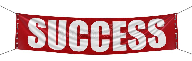 Success Banner stock illustration. Illustration of good - 84156530