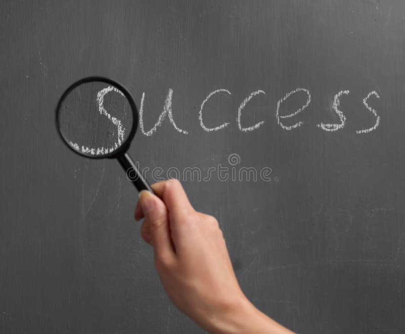 Big success stock photo. Image of word, person, lens - 34072806