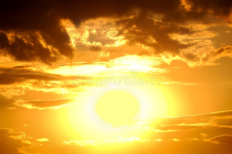 Big sun. bright sunset stock photo. Image of shadow, bright - 23258012