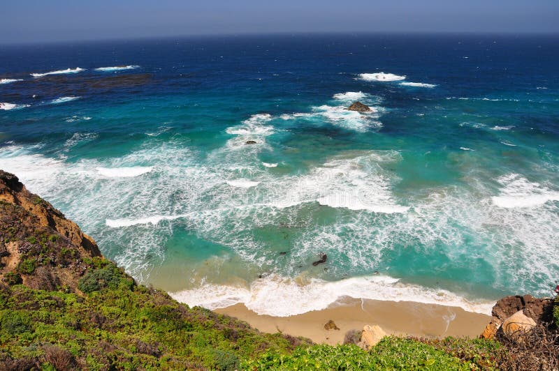 Big Sur stock image. Image of clear, promontory, cove - 13545095